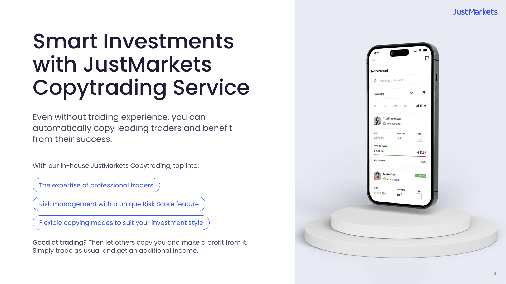 How to become an Introducing Broker – JustMarkets Help Center