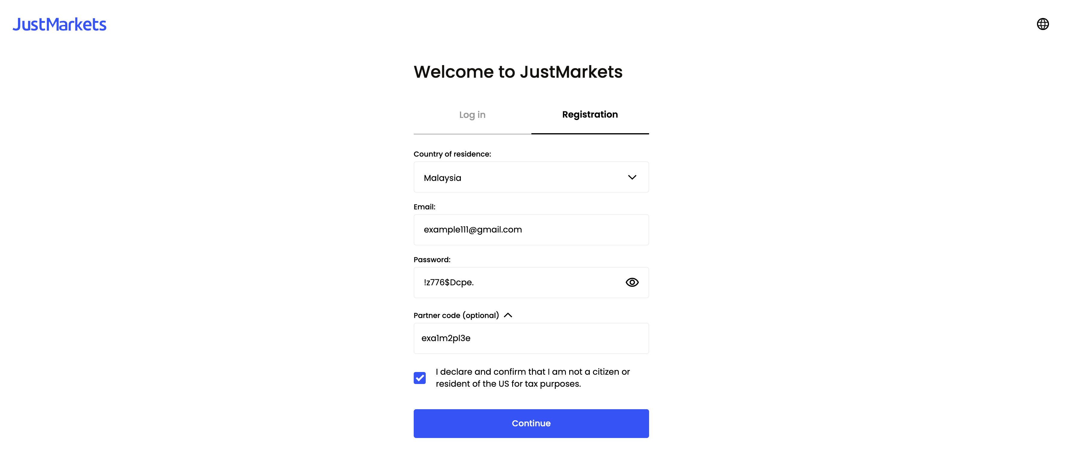 How to Register Personal Area at JustMarkets? – JustMarkets Help Center
